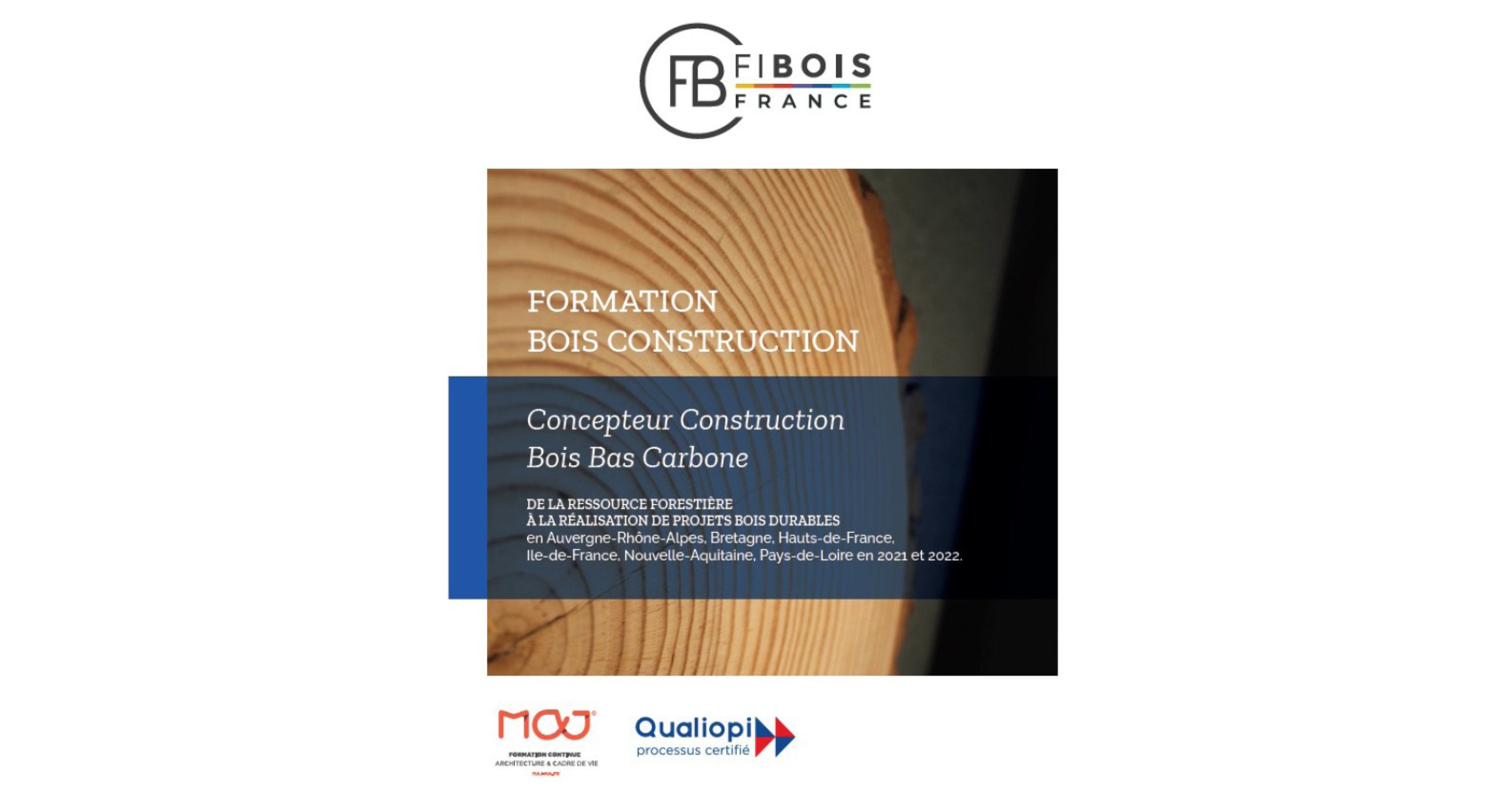 - 2ème édition - FORMATION LONGUE CONSTRUCTION BOIS "Concepteur Construction Bois Bas Carbone ...